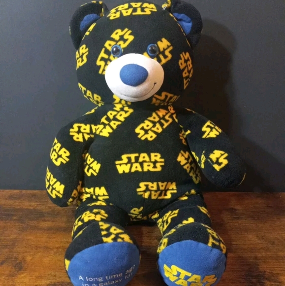 Build-A-Bear | Toys | Build A Bear Babw Star Wars Logo Stuffed Teddy ...